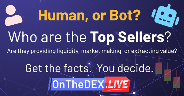 Top Sellers Analysis | OnTheDEX.LIVE!